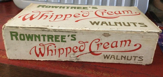 ORIGINAL VINTAGE C1920'S Rowntree's Walnut Whip (Cream Walnuts) Covered ...