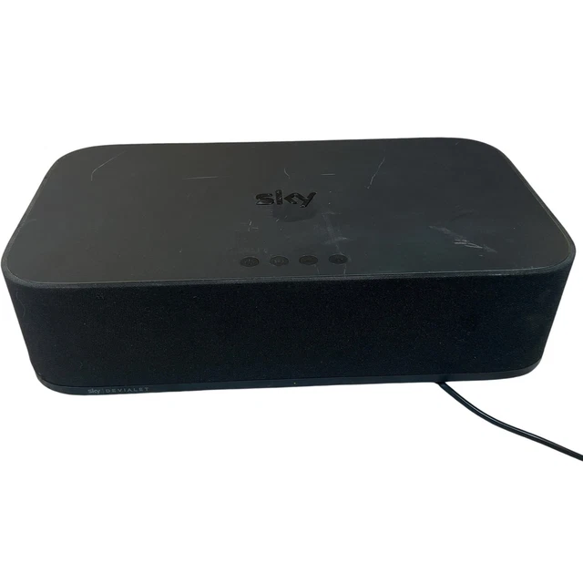 SKY SOUNDBOX DEVIALET Speaker Black HDMI Optical Input LED TV Home ...