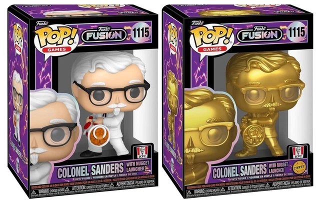 FUNKO FUSION COLONEL Sanders with Nugget Launcher Pop! Pre-Order ...