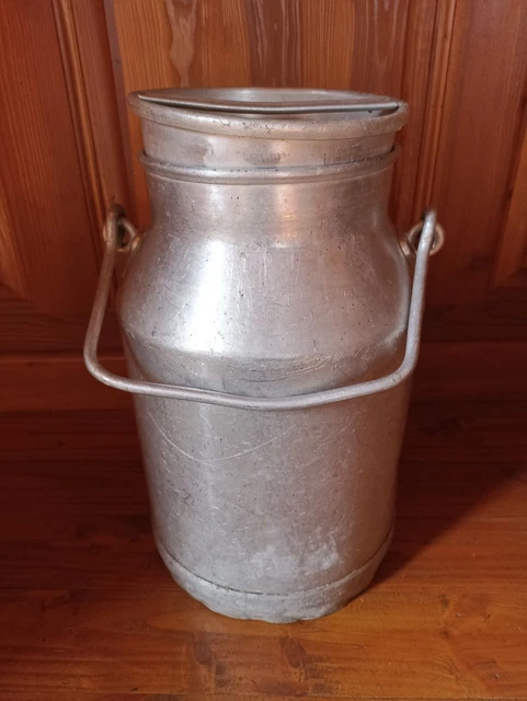 ANCIEN POT À lait en aluminium années '50 Grand modèle (44 cm hauteur ...