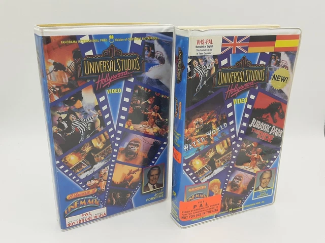 VHS UNIVERSAL STUDIOS Hollywood Universe Of Cinemagic Theme Park Rides ...