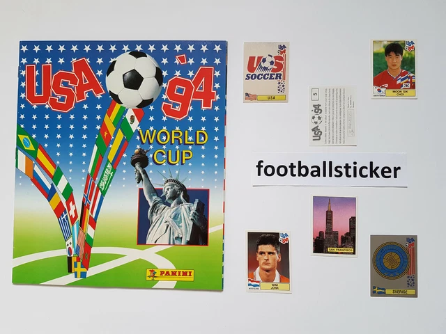 WM 1994, PICK Auswahl 10 Sticker Panini World Cup 94 USA Amerika ...