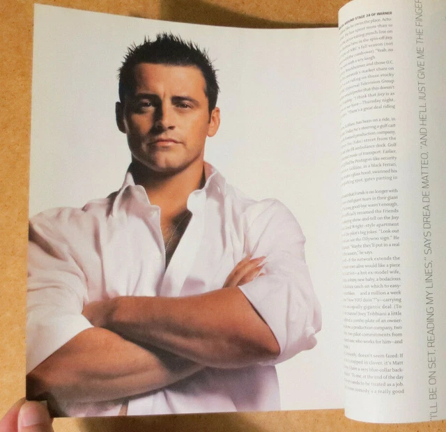 MAGAZINE DE DÉTAILS MATT LEBLANC Friends JOEY Jerry O Connell SLIDERS ...