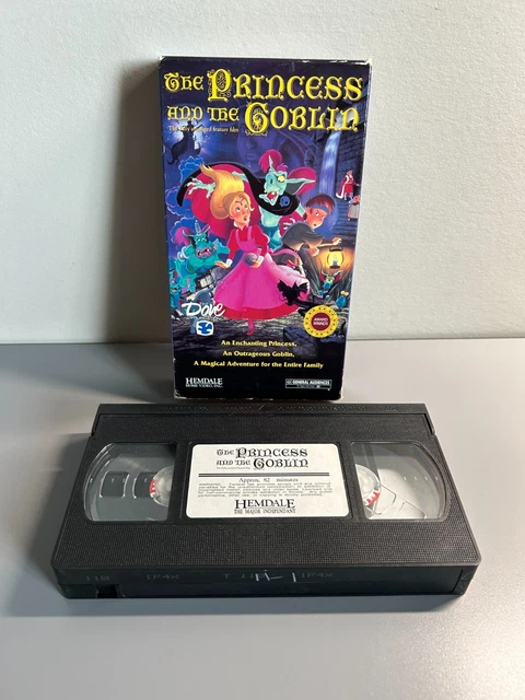 THE PRINCESS AND the Goblin (VHS, 1994) Kids Animated Cartoon Movie $10 ...