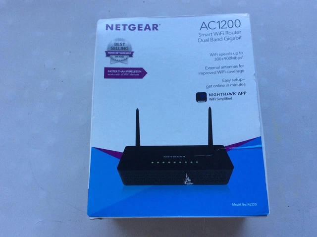 NETGEAR AC1200 MODEL R6220 Smart Wi-fi Router. $29.00 - PicClick