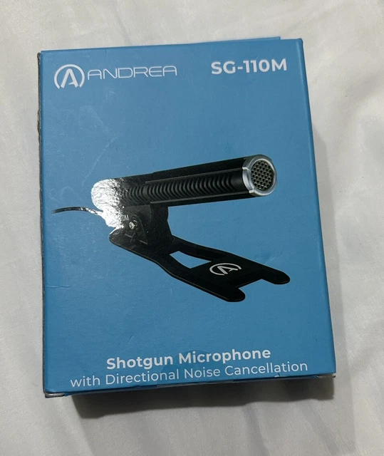ANDREA MODEL SG-110 M Shotgun Microphone With Directional Noise ...