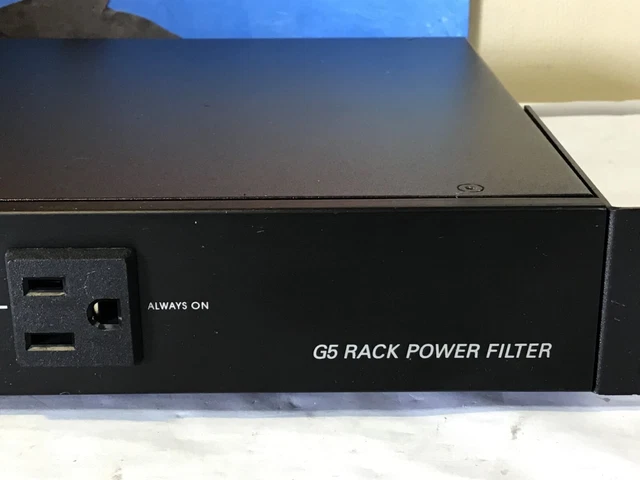 .LOT OF 2 APC AV G5 RACK POWER FILTER 15 AMP 120v W/ RACK MOUNT NO ...
