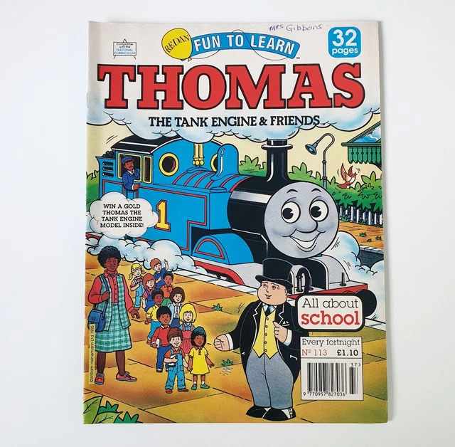 THOMAS THE TANK Engine Fun To Learn Magazine Issue 113 Comic 1995 £14. ...