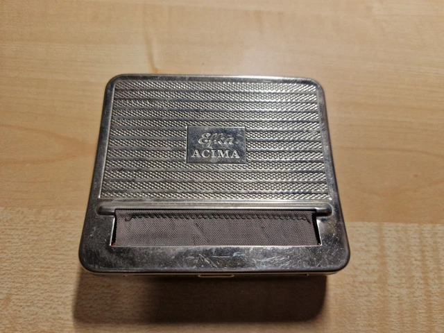 ORIGINAL RETRO ZIGARETTENDREHMASCHINE Efka Acima 50er Jahre Tabakdose ...
