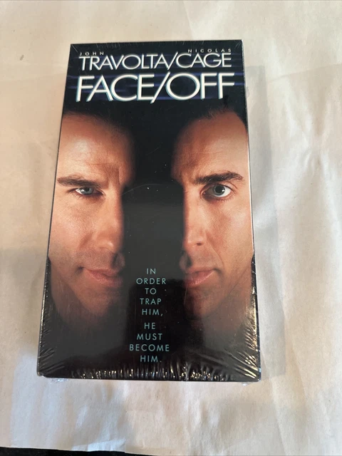 FACE/OFF (VHS, 1997) Tape Movie Nicolas Cage John Travolta SEALED With ...