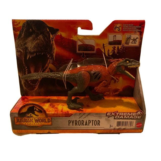 JURASSIC WORLD DOMINION Pyroraptor Extreme Damage Action Figure 2022 ...