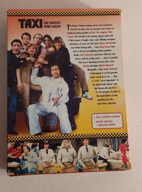 TAXI COMPLETE THIRD 3rd Season 4 x DVD Region 1 Used VGC EUR 17,50 ...
