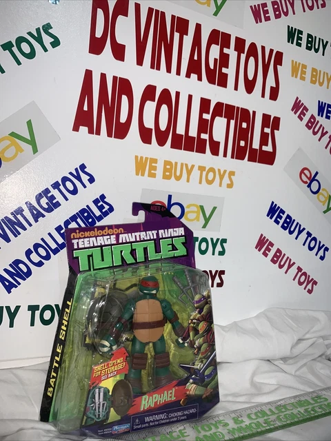 NICKELODEON TMNT TEENAGE Mutant Ninja Turtles BATTLE SHELL RAPHAEL 2013 ...