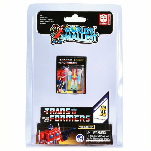 WORLDS SMALLEST TRANSFORMERS Micro Action Figure Autobot Starscream EUR ...