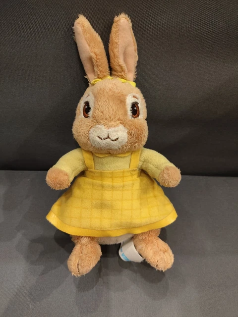 CBEEBIES PETER RABBIT Cottontail Plush Soft Toy Yellow Dress. Rare ...