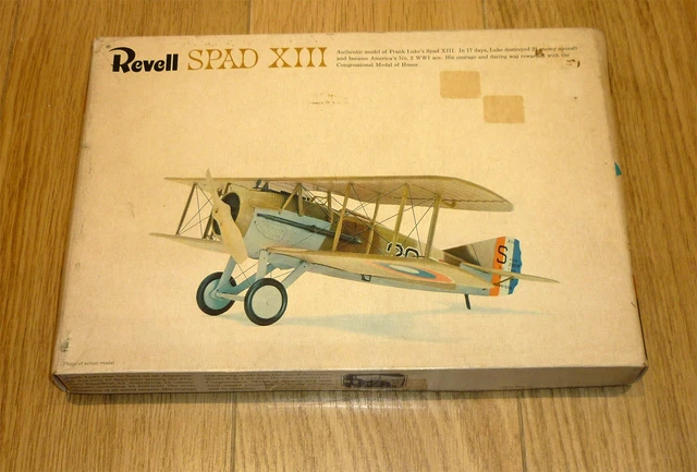1960S REVELL 1/28 scale Frank Luke’s SPAD XIII (H-290) - plane kit £19. ...