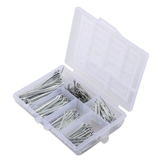 STAINLESS STEEL HAIRPIN Cotter Pins Set of 230 for Heavy Duty ...