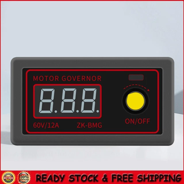 PWM FAN SPEED Control Switch DC 9-60V 12A 500W DC Motor Speed Regulator ...