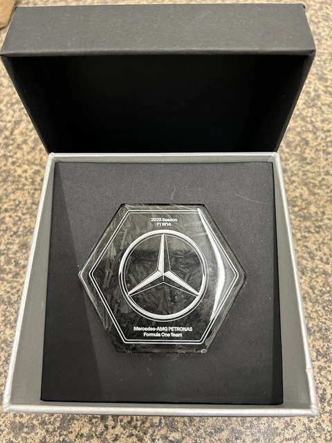 MERCEDES PETRONAS AMG F1 rare commemorative plaque £112.00 - PicClick UK