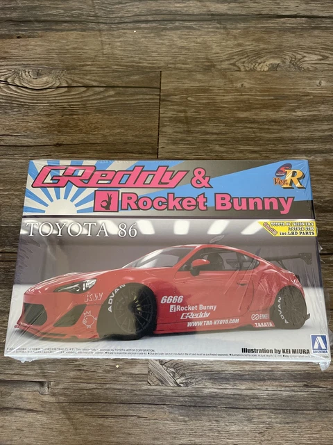 AOSHIMA 1/24 NO.57 GReddy & Rocket Bunny 3 en 1 Toyota 86 GT86 Scion FR-S LHD... EUR 78,01 ...