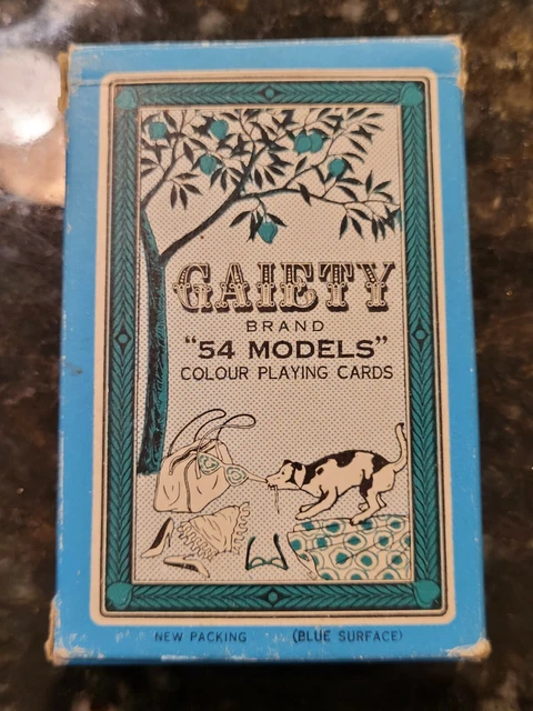 VINTAGE GAIETY 54 Models Colour Playing Cards naked ladies - quite rare ...