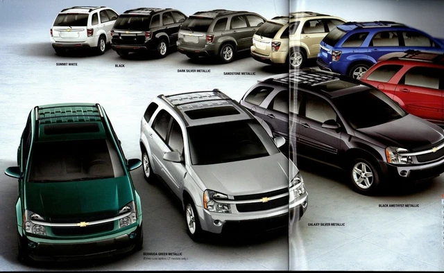 BIG 2006 CHEVY EQUINOX Brochure/Catalog with Color Chart: LS,LT,AWD,4WD ...