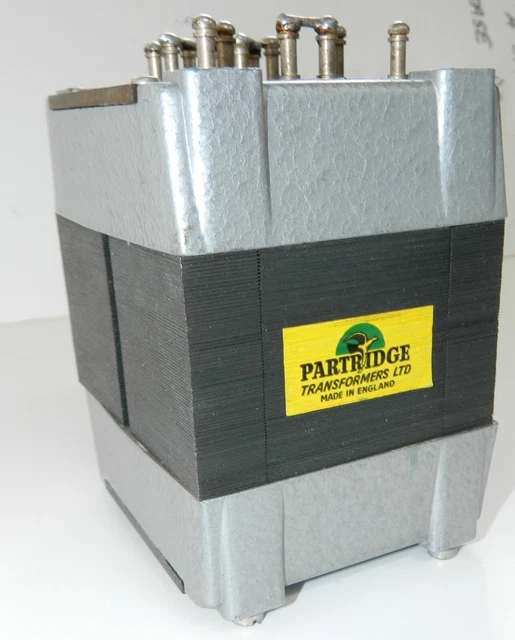 VINTAGE PARTRIDGE P 5352 35 Watt Output Transformer. Superb. Rare ! £ ...