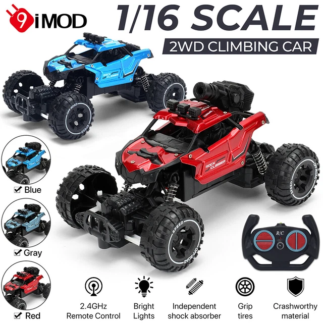 RC CARS 1/16 Alloy Off-Road Car 2.4G Missile Launch High Speed Climbing ...