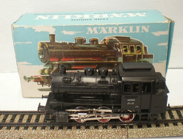 VINTAGE MARKLIN HO 3000 Tank Engine Steam Locomotive - Tested Working ...