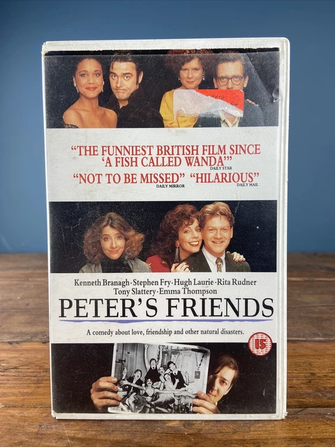 PETER'S FRIENDS VHS (15) Video Tape Big Box Emma Thompson Hugh Laurie £ ...