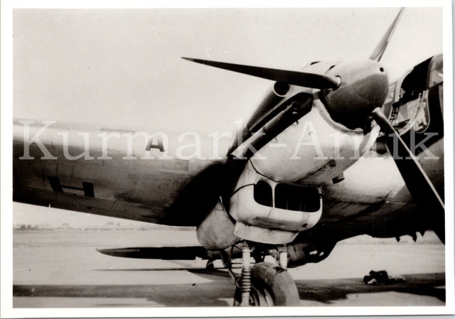 S722 FOTO WEHRMACHT Archiv Repro Luftwaffe Flugzeug He111 KG26 Emblem ...