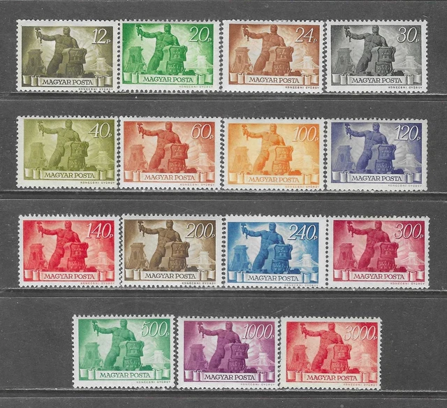 HUNGARY 1945-46 RECONSTRUCTION complete set $2.00 - PicClick CA