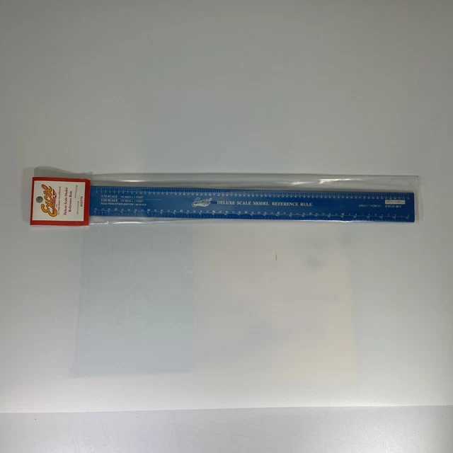EXCEL HOBBY BLADE Corp Deluxe Scale Model Ruler Aluminum EXL55779 Hand ...