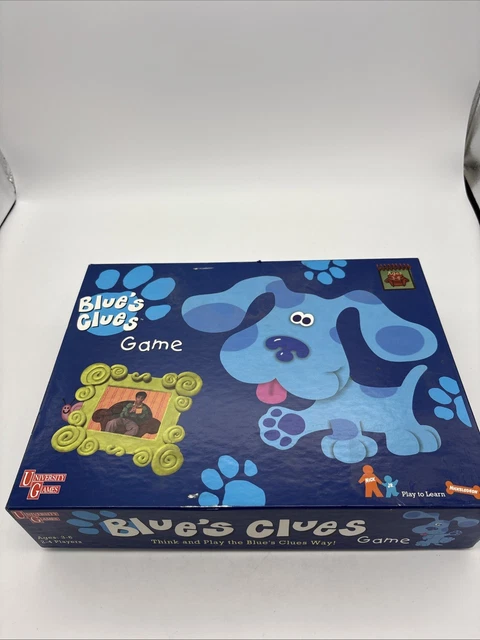 BLUES CLUES BOARD Game University 1998 Nick Jr Nickelodeon Vintage £11. ...