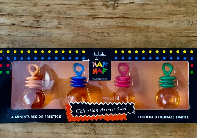 UNE TOUCHE DE Naf-Naf 4 miniatures de prestige collection Arc-en ciel ...