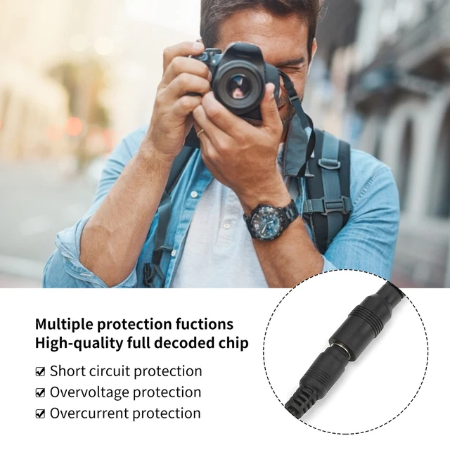 AC POWER ADAPTER DC Coupler LPE10 Full Decoded Dummy Battery Kit For ...