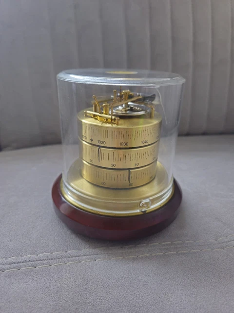 VINTAGE GERMAN BARIGO Desktop Weather Station Barometer Thermometer ...
