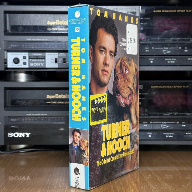 TURNER & HOOCH (1989) (VHS) Factory Sealed Touchstone Home Video Tom ...