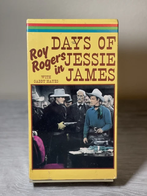 ROY ROGERS IN Days of Jessie James (VHS 1986) sealed £7.38 - PicClick UK