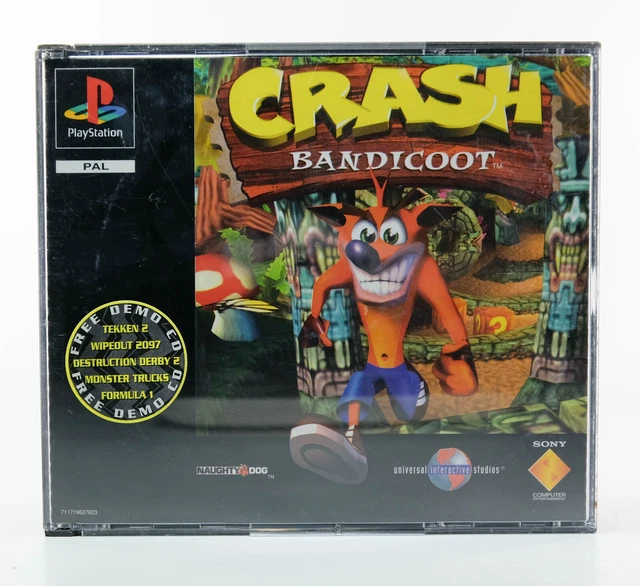 CRASH BANDICOOT BIG Box with Demo Disc - Sony PlayStation one PS1 £19. ...