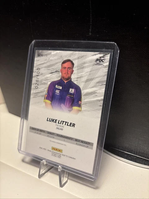PANINI 2025 PDC Darts World Championship Luke Littler Scoring Machine ...