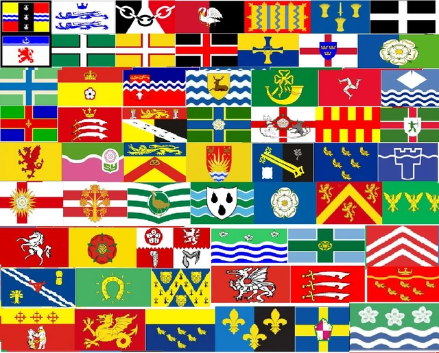 ENGLISH WELSH COUNTY flag flags 5x3 150cmx90cm yorkshire essex kent ...