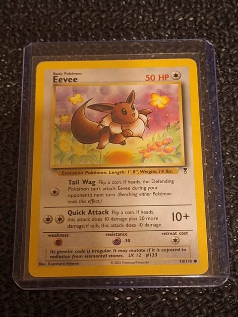 POKÉMON - LEGENDARY Collection Set - Eevee 74/110 - Excellent [READ ...