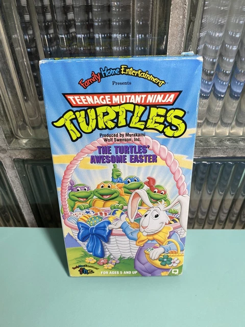 TMNT 1992 TEENAGE Mutant Ninja Turtles VHS BANDE The Turtles' Awesome Easter EUR 7,93 - PicClick FR