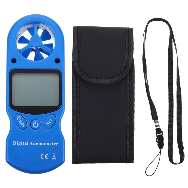 MINI HYGROTHERMOGRAPH HANDHELD Anemometer Air Measuring Meter with No ...