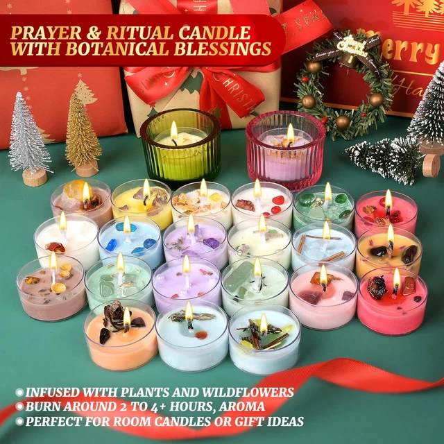 CALENDARIO AVVENTO CANDELE Calendario Avvento Donna Idee Regalo Natale ...