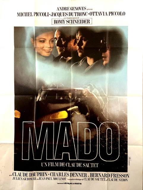 ROMY SCHNEIDER MICHEL Piccoli Jacques Dutonc MADO Claude Sautet 1976 120x160 EUR 49,99 - PicClick FR