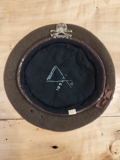 RARE BRITISH BERET General Service Cap 17th Lancers Original WW2 EUR 65 ...