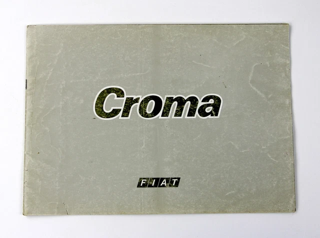 FIAT CROMA - Brochure - Depliant - Catalogo 1985 EUR 19,90 - PicClick FR