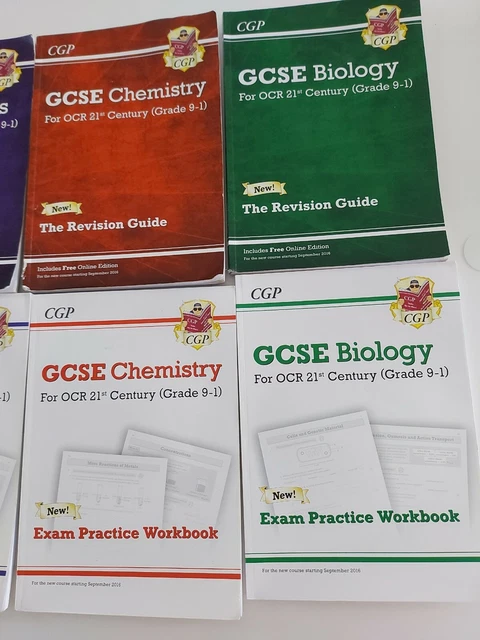 GCSE BIOLOGY CHEMISTRY Physics OCR 21st Century Revision Guide and ...
